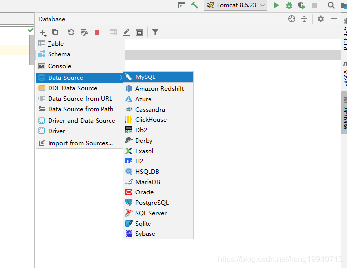 解决idea Springboot项目sql文件打开提示no Data Sources Are Configured To Run This Sql And Provide Advanced的 5216
