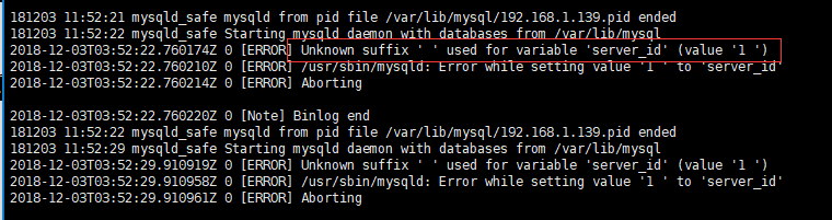 Mysql报错 Mysql Server Pid File Could Not Be Found The Server Quit Without Updating Pid File Var