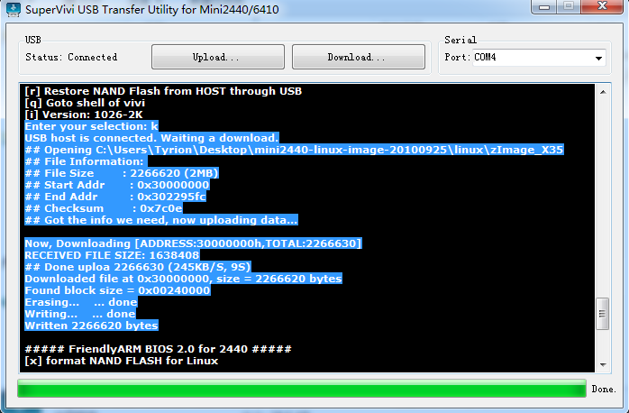 Linux：友善之臂FriendlyARM Mini2440用MiniTools通过USB烧写系统失败解决方案-CSDN博客