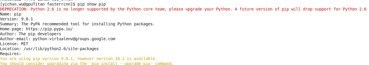 王权富贵：服务器的pip升级通过（pip show pip）（sudo pip install --upgrade pip）_sudo pip 升级-CSDN博客
