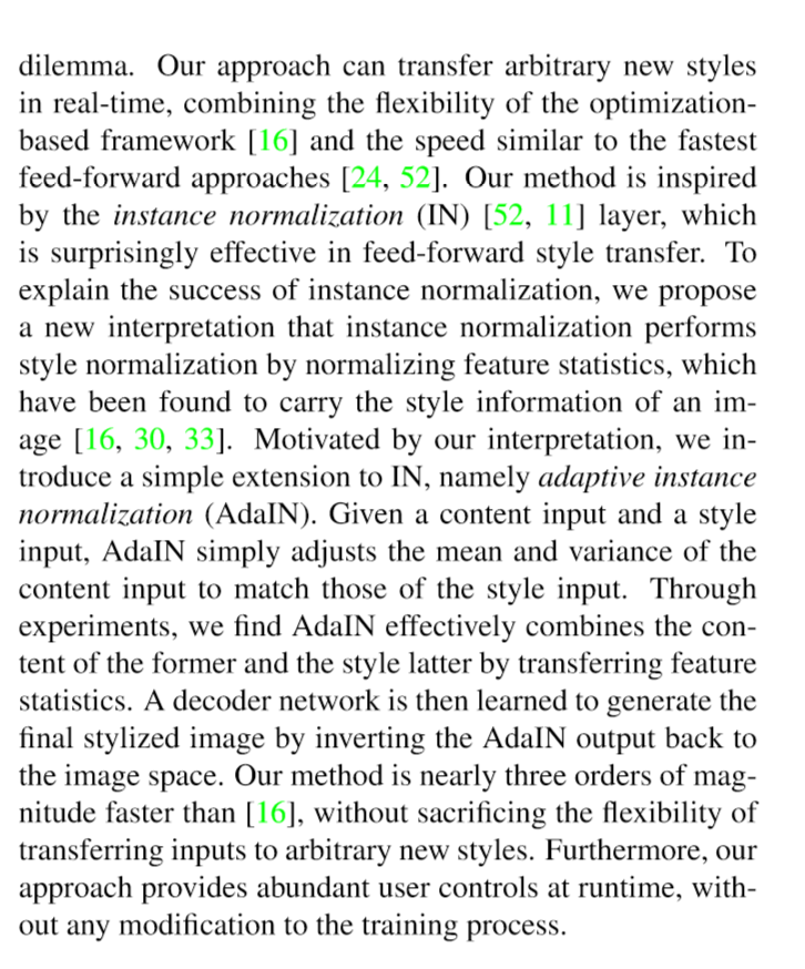 【论文阅读】Arbitrary Style Transfer in Real-time with Adaptive Instance ...