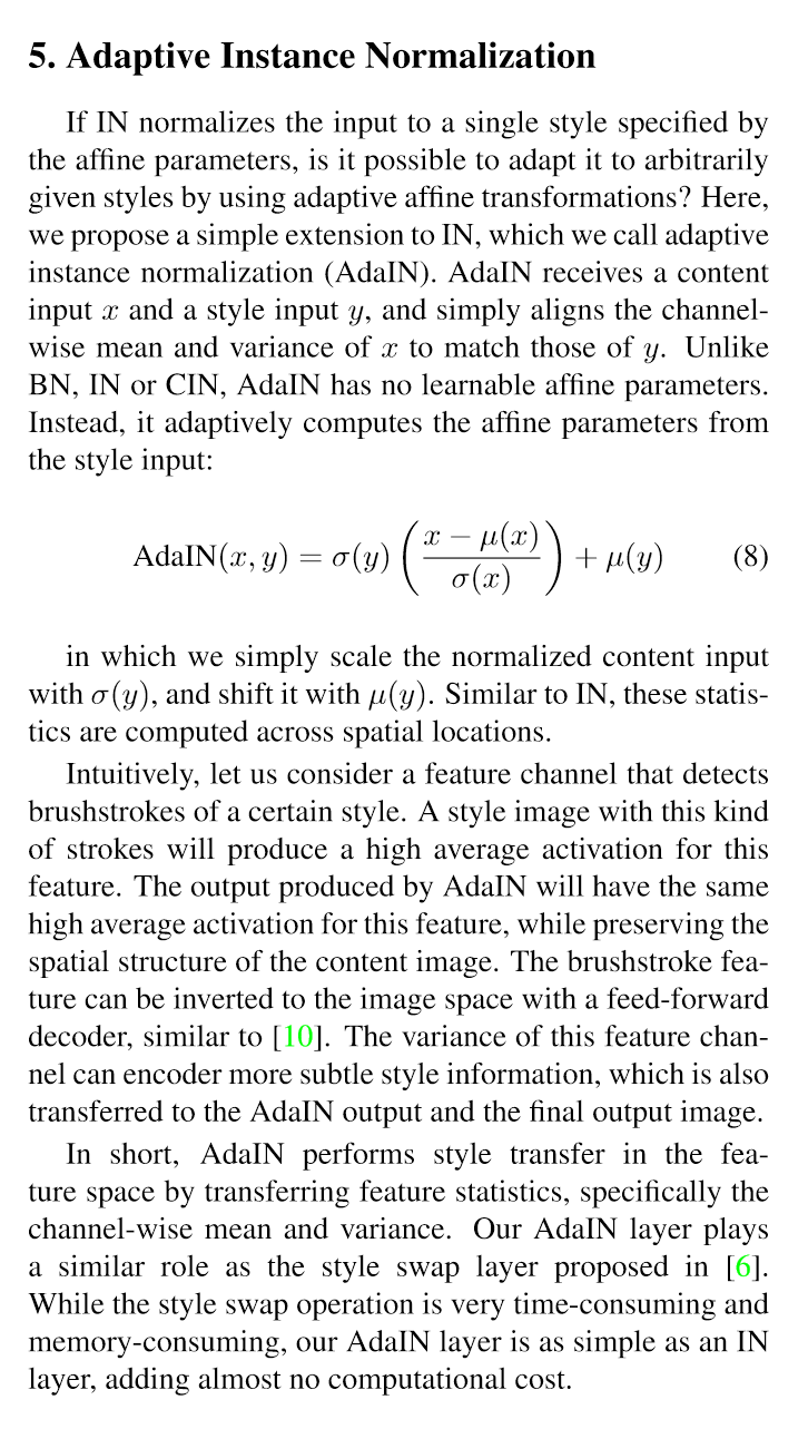 【论文阅读】Arbitrary Style Transfer in Real-time with Adaptive Instance Normalization-CSDN博客