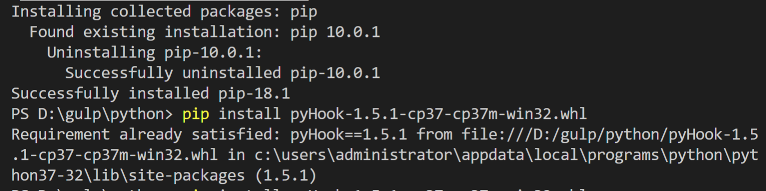 win10安装python的pyHook【已解决】_windows装不了pyhook-CSDN博客