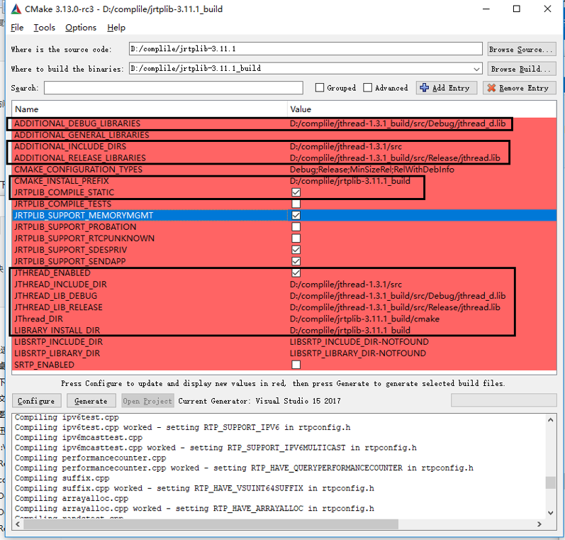 JRtplib开发笔记（二）：JRtplib库编译、示例演示_jrtplib-3.11.1 编译-CSDN博客