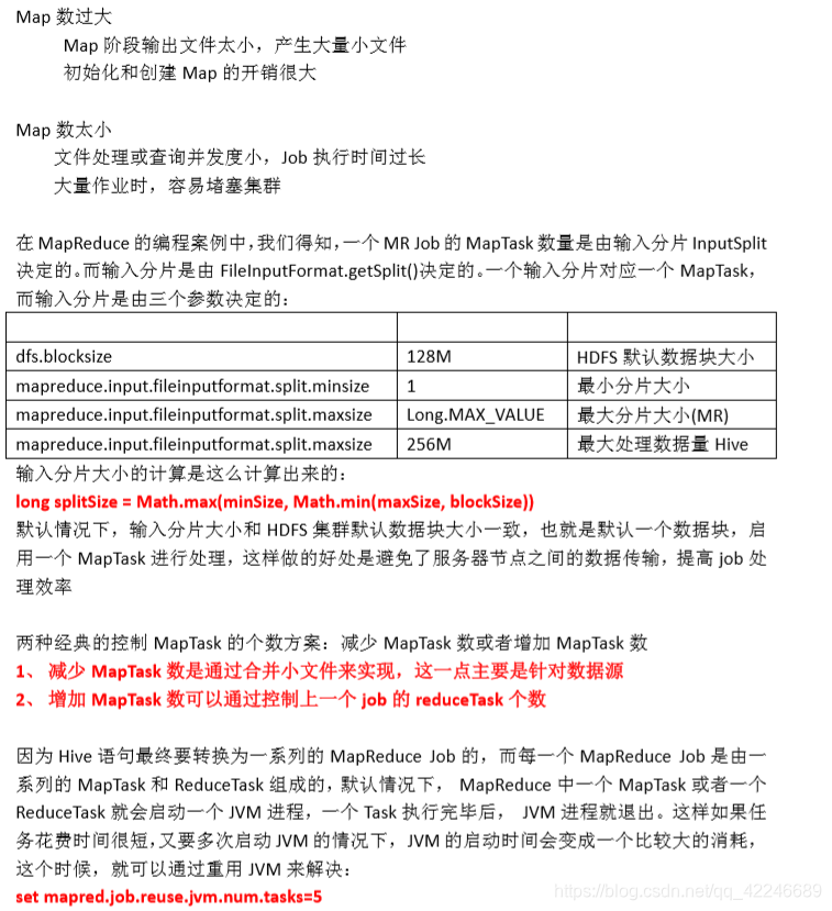 【图文详细 】hive 优化策略 之设置合理的 Maptask 数量 Hive Sql 设置map Task的个人 Csdn博客