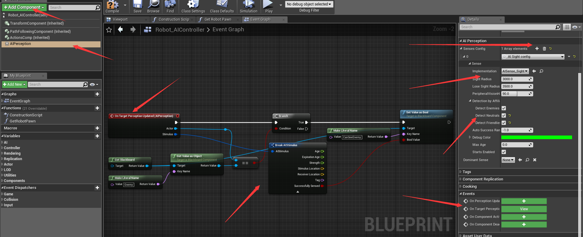 UE4 AIController之AIPerception(感知)组件_ue4 ai感知 分类-CSDN博客