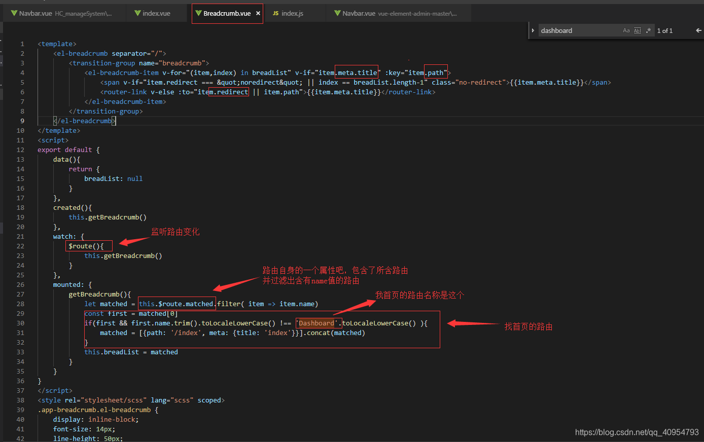 Vue Element 面包屑 Csdn博客