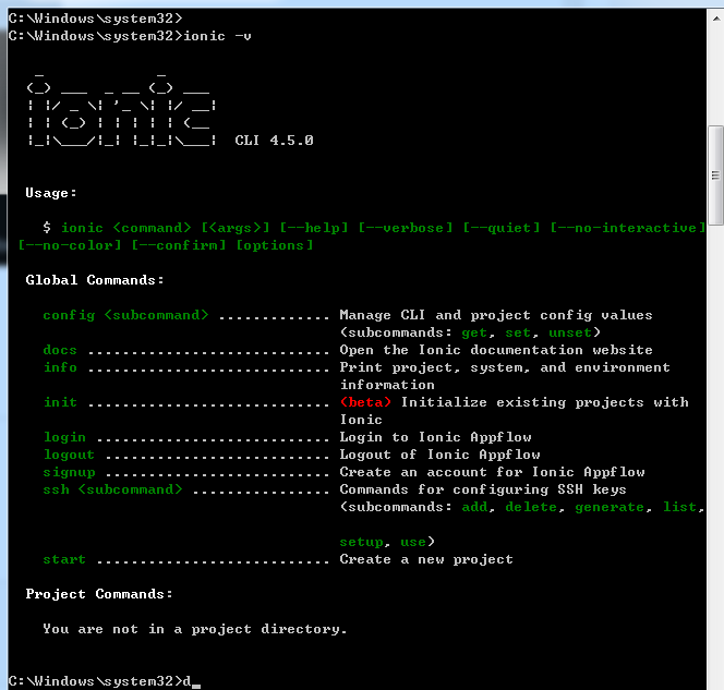 ionic的具体安装步骤_安装 ionic-CSDN博客