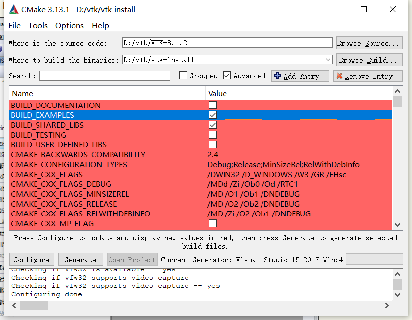 VTK教程1--------VTK在win10下的安装-CSDN博客