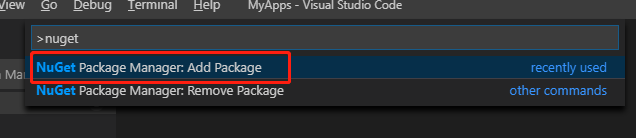 VisualStudioCode中使用Nuget Package Manager插件安装、移除Package-CSDN博客