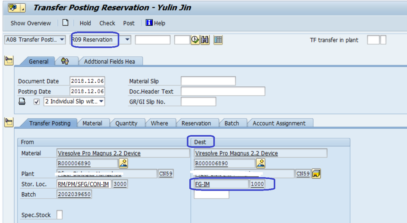 SAP MM MIGO + 311 针对预留单做转库不能修改目的地存储地点！_sap 库存地点不允许311-CSDN博客