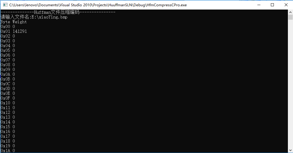 哈夫曼树和哈夫曼编码应用之图片压缩编码c++实现_jpeg算法压缩bmp图像实现代码c++-CSDN博客