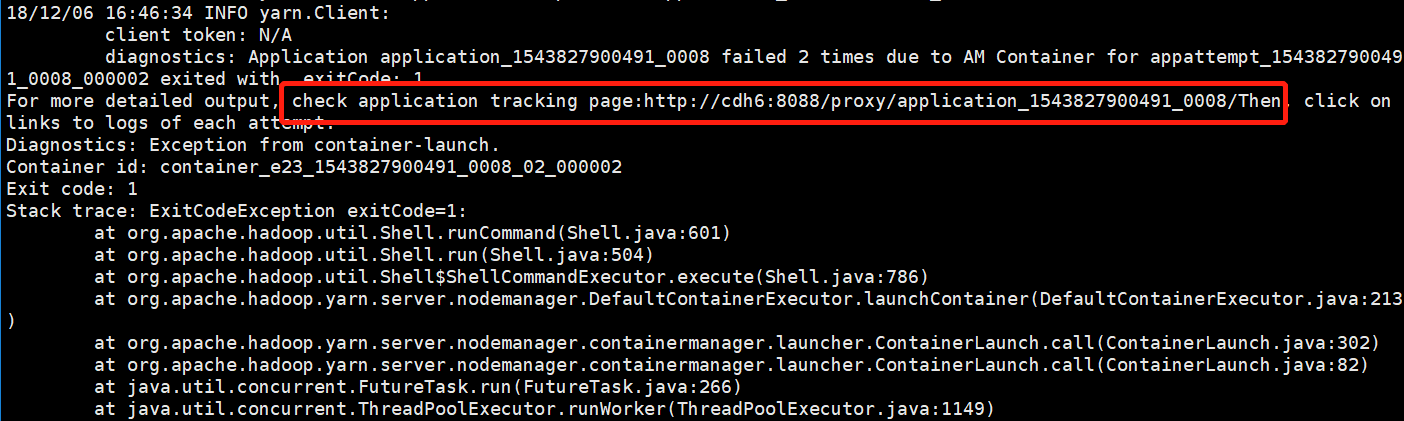 spark on yarn，Application application failed 2 times due to AM Container for app解决方法_failed 2 ...