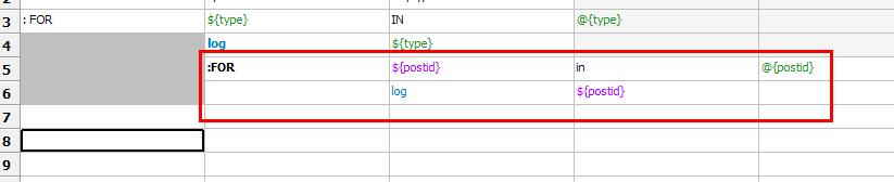 robotframework 双层for循环怎么实现？_no keyword with name ': for' found.-CSDN博客