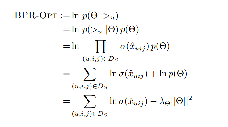 文献阅读 BPR: Bayesian Personalized Ranking from Implicit Feedback-CSDN博客