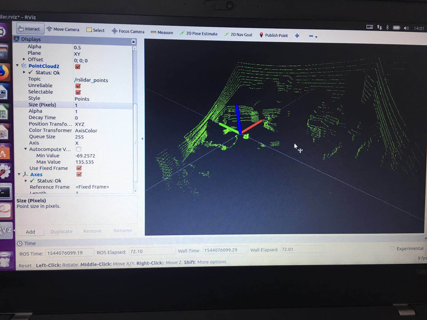 Robosense 激光雷达slam建图（1）：在ROS上进行测试_slam建图使用什么软件-CSDN博客