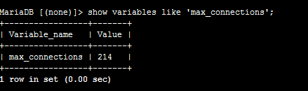 centos7修改 mariadb 的最大连接数max_connections，解决 too many connections 问题_mariadb数据库连接池满了-CSDN博客