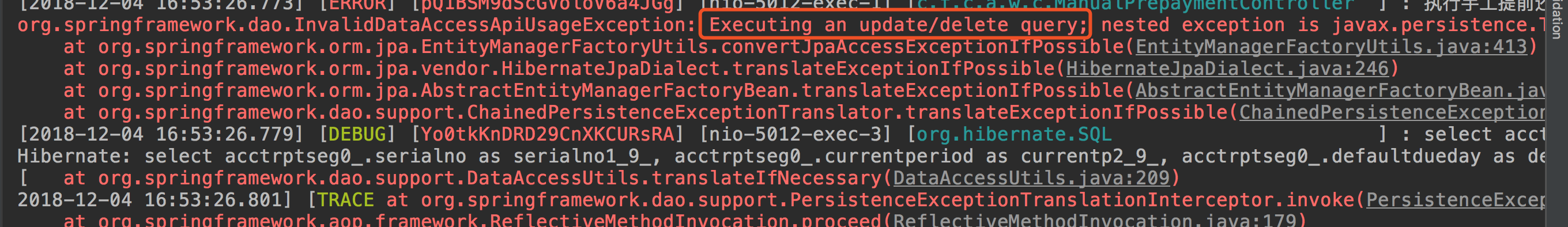 JpaSystemException could not extract ResultSet_org.springframework.orm.jpa.jpasystemexception ...