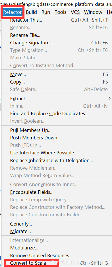 Idea Java代码自动转scala代码intellij Idea Java代码转换scala Csdn博客