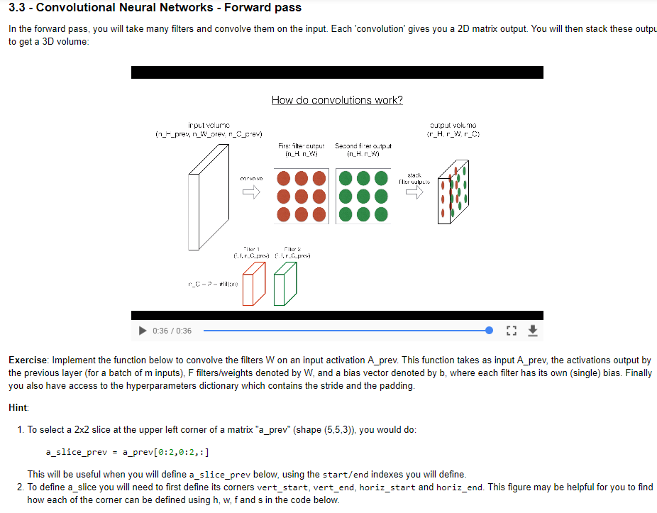 吴恩达 第四课第一周 编程 Convolution model - Step by Step - v2_PinkAir的博客-CSDN博客