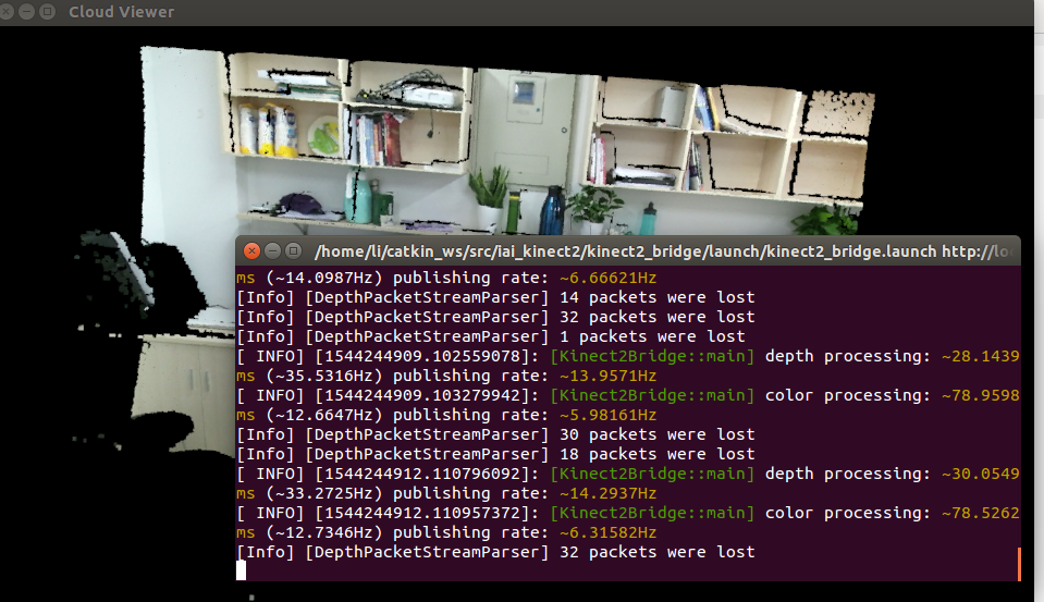 Ubuntu14.04系统下Kinect v2点云图的生成_ubuntu通过kinectv2实时获取点云-CSDN博客