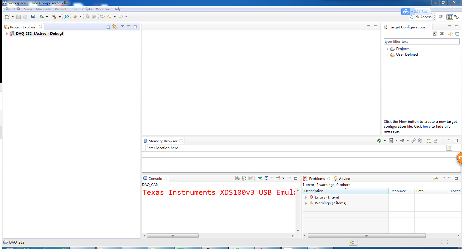 CCS8使用问题解决1_ccs导入工程报no rule-CSDN博客
