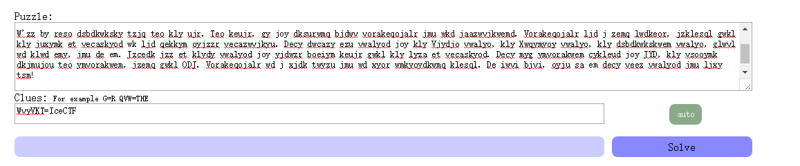 CTF-web Xman-2018 crypto 古典密码和简单入门rsa题目_有人给你发了一串信息,你能解开吗? lw!gyzvecy ke wvyvkt!w'zz by res-CSDN博客