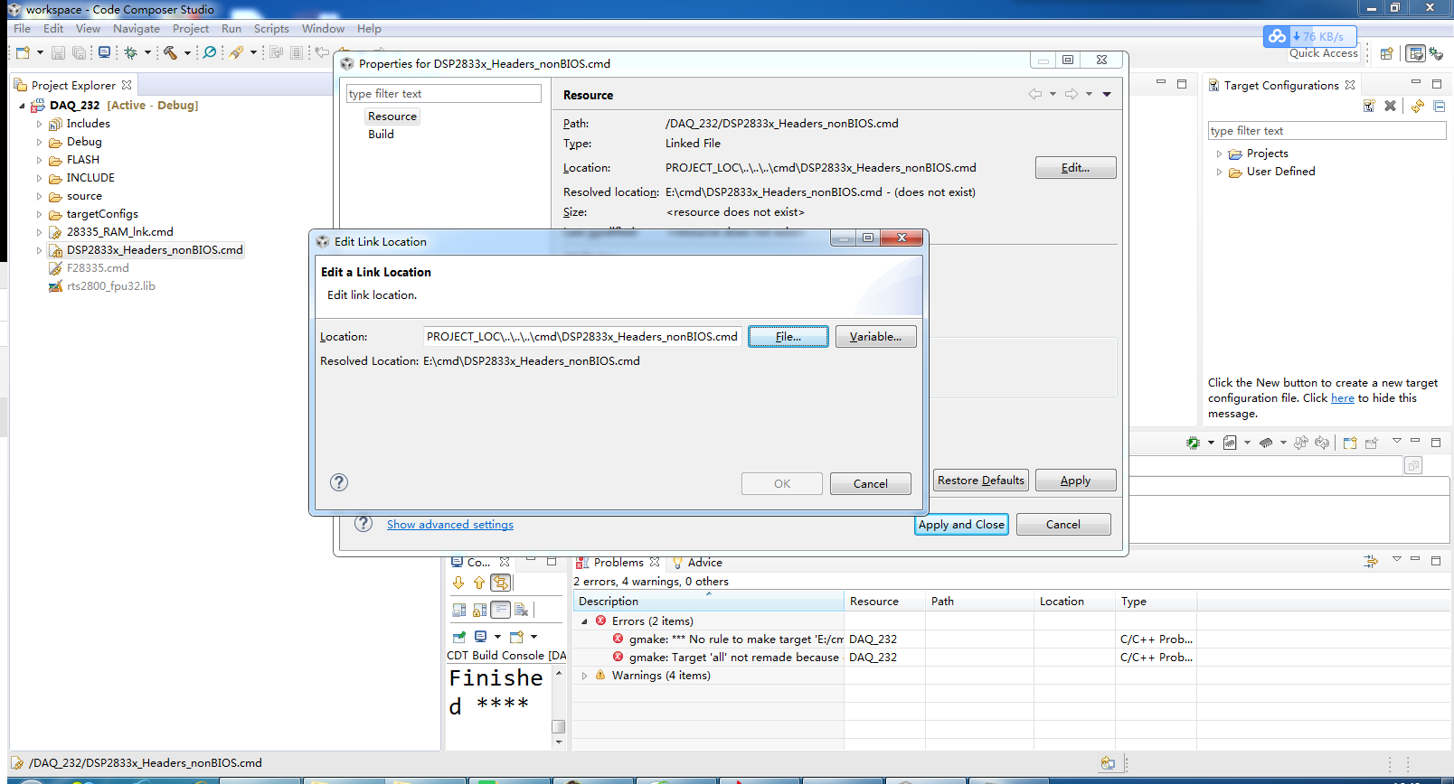 CCS8使用问题解决1_ccs8报itarget3_以青草之名的博客-CSDN博客