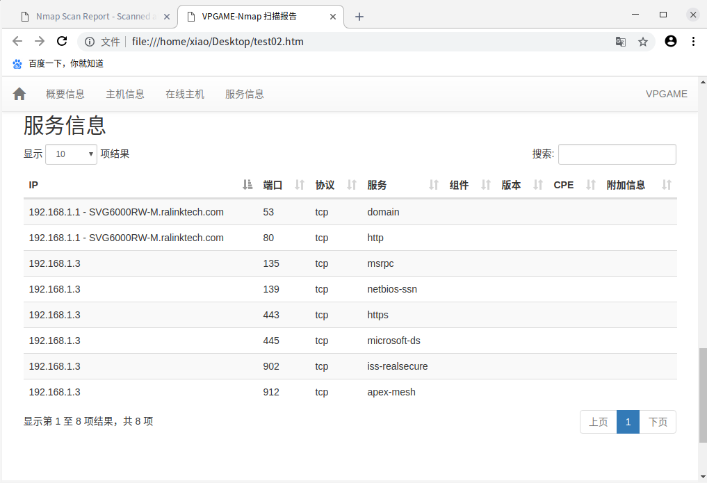 nmap的xml转htm好看的报告_nmxlp-CSDN博客