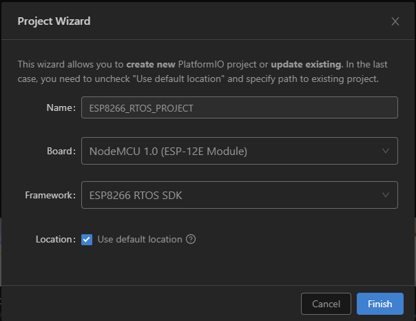 NodeMCU开发环境搭建之PlatformIO （ESP8266）_nodemcu platformio-CSDN博客