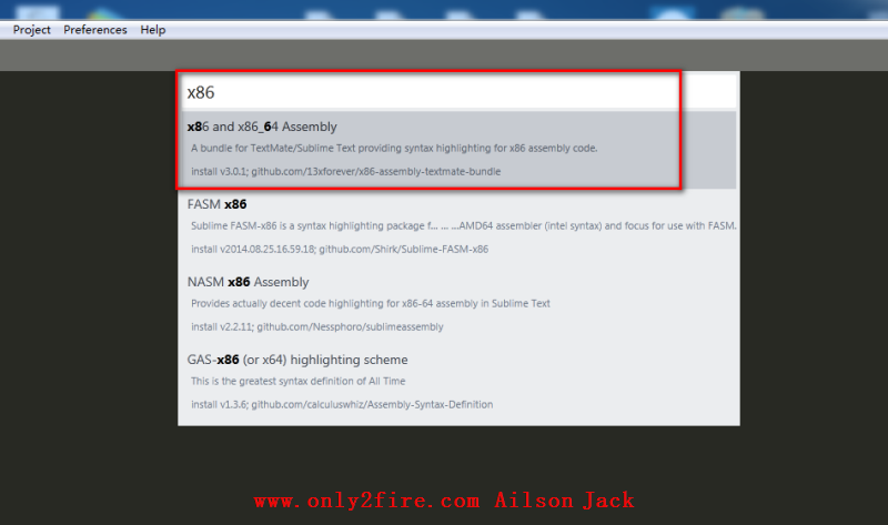 Sublime 高亮汇编asm文件_sublime asm-CSDN博客