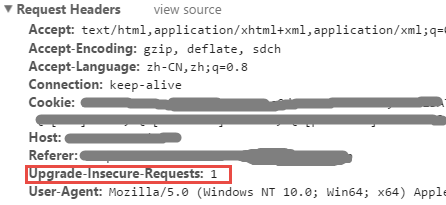 请求头中出现的“Upgrade-Insecure-Requests:1”的解释-CSDN博客