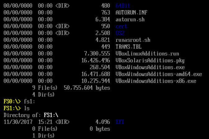 用VirtualBox开机自动进入UEFI shell 怎么办？_vbox的efi启动路径是什么-CSDN博客