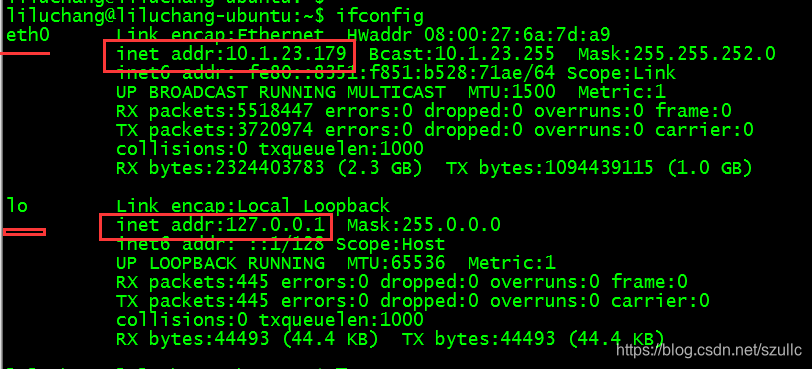 【网络编程】linux平台如何使用代码实现从ifconfig命令中取得机器的ip地址因笔者的linux环境只有eth0和lo这 2个网络设备节点没有wlan0、ppp0这两个网络设 Csdn博客