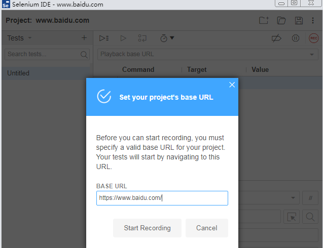 Selenium IDE第一个测试用例_selenium ide 测试163-CSDN博客