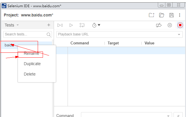 Selenium Ide第一个测试用例selenium Ide 测试163 Csdn博客 