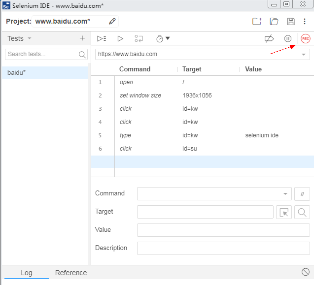 Selenium IDE第一个测试用例_selenium ide 测试163-CSDN博客