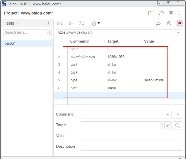 Selenium Ide第一个测试用例selenium Ide 测试163 Csdn博客 