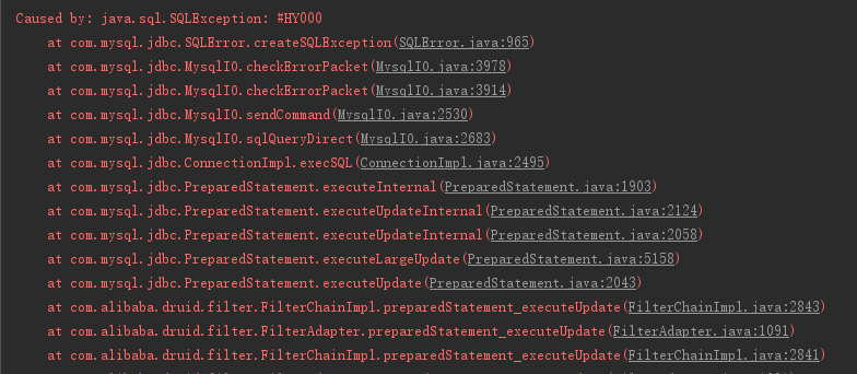 MySQL插入数据时报错Cause: java.sql.SQLException: #HY000-CSDN博客