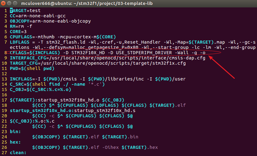 【STM32开发环境】Linux下开发stm32（四） | 固件库工程开发_Mculover666的博客（嵌入式）-CSDN博客