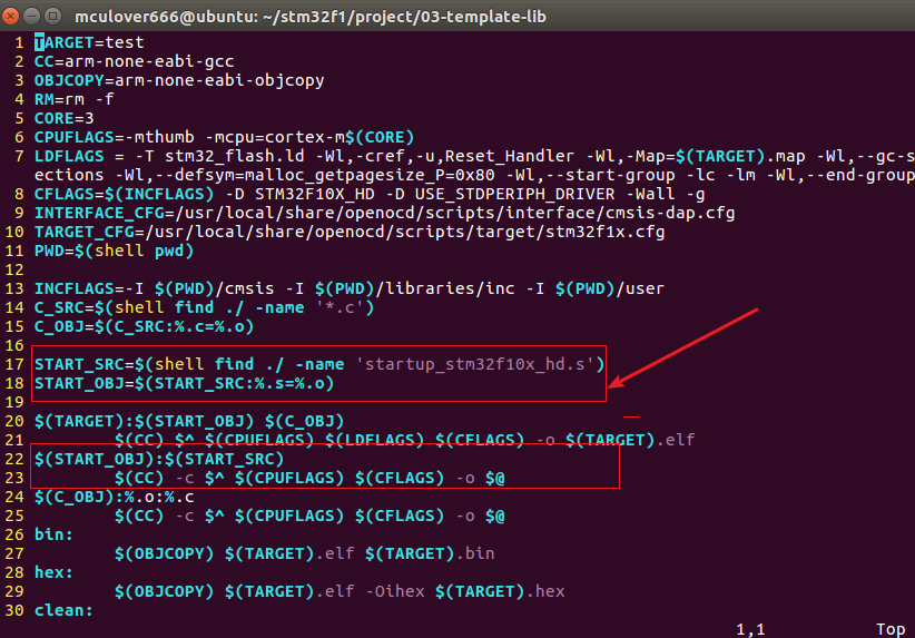 【STM32开发环境】Linux下开发stm32（四） | 固件库工程开发_Mculover666的博客（嵌入式）-CSDN博客