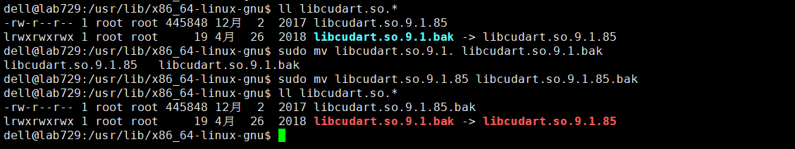 Caffe-GPU错误：/usr/bin/ld: warning: libcudart.so.9.0, needed by /usr/local/lib/libopencv_core.so ...