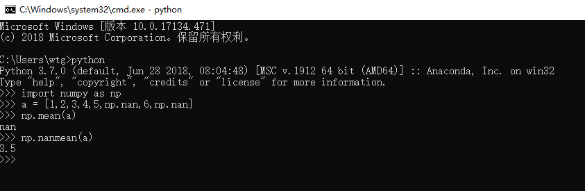 numpy对数组求平均时如何忽略nan值_np.mean用法 遇到nan-CSDN博客