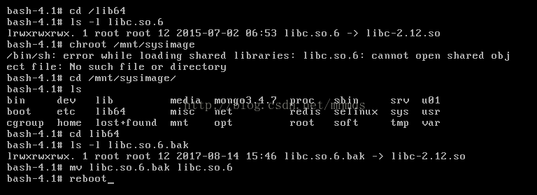 关于libc.so.6误删除紧急恢复的方案_libc.so.6 误删-CSDN博客