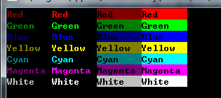 C++编程设置控制台颜色（SetConsoleTextAttribute）_c++控制台区域内容颜色的填充-CSDN博客