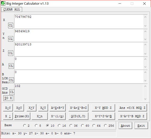 利用rsa Tool和big Integer Calculator工具解密rsa Tool Ii V110 Csdn博客 