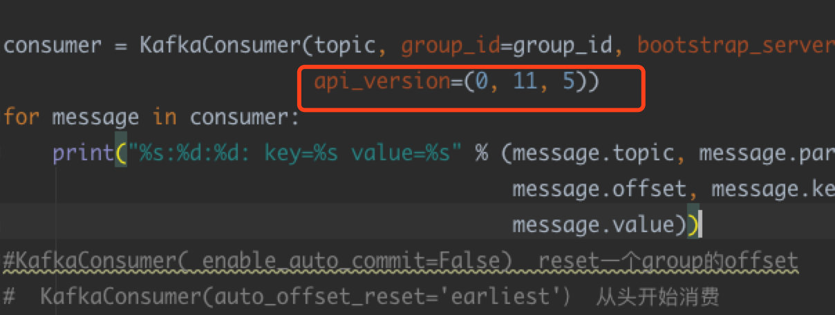 使用python进行kafka消费时遇到的问题python捕获kafka Broker异常 Csdn博客 5519