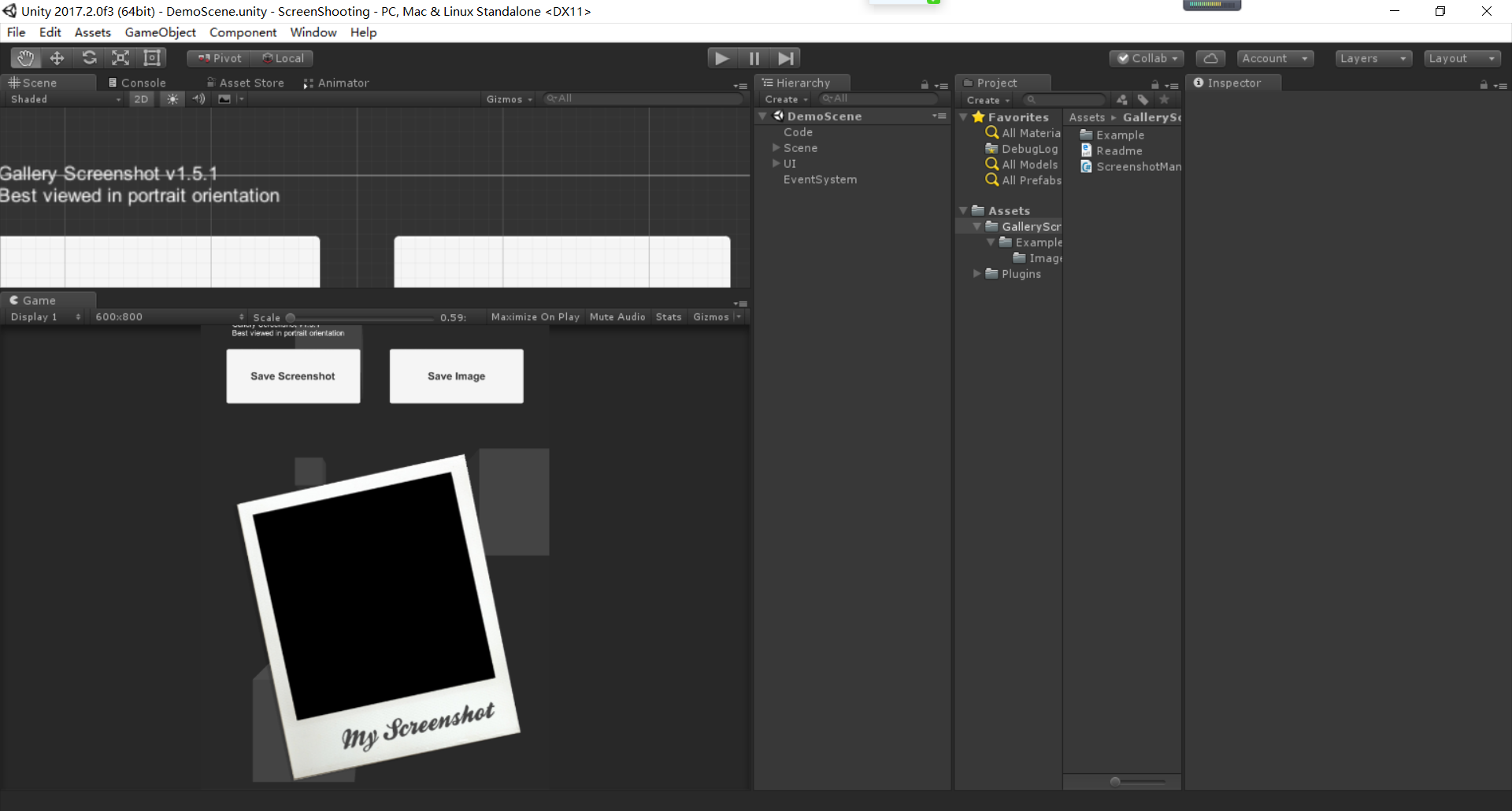 Gallery Screenshot插件，Unity截屏插件，Unity安卓截屏插件-CSDN博客