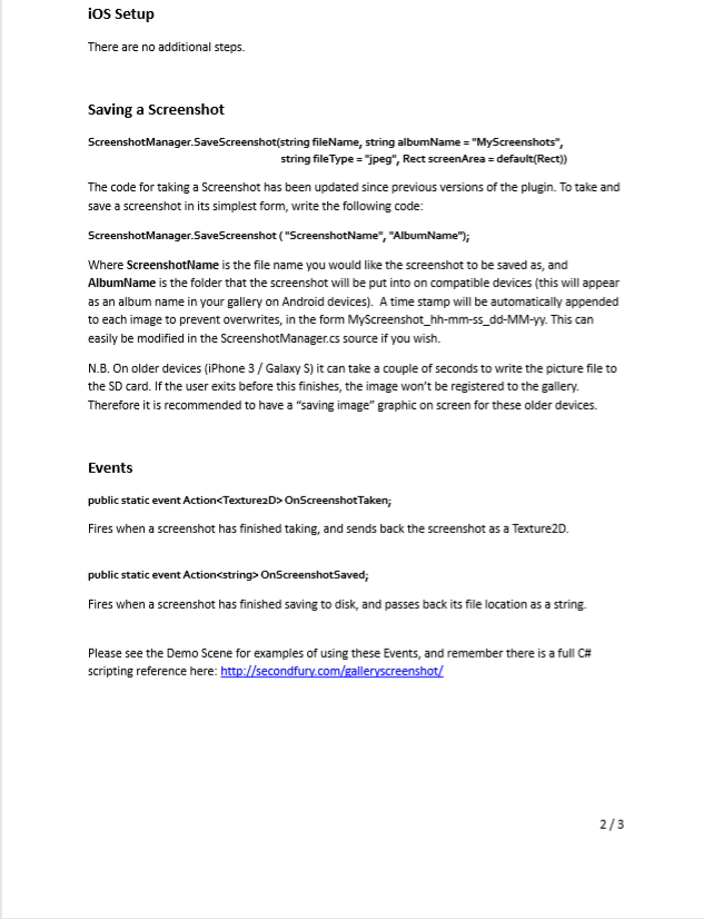 Gallery Screenshot插件，Unity截屏插件，Unity安卓截屏插件-CSDN博客