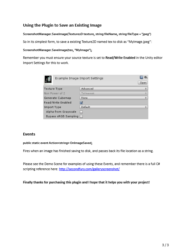 Gallery Screenshot插件，Unity截屏插件，Unity安卓截屏插件-CSDN博客